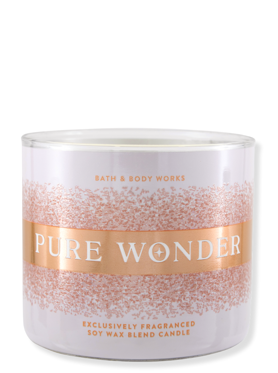 Bath & Body Works 3-Wick Candle - Pure Wonder - 411g – Bath & Body ...